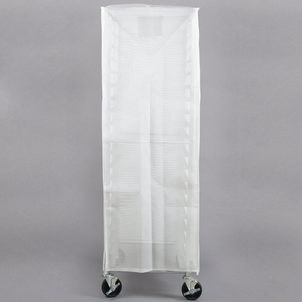 Curtron SUPRO-BM-W White Supro Breathable Mesh Bun / Sheet Pan Rack ...