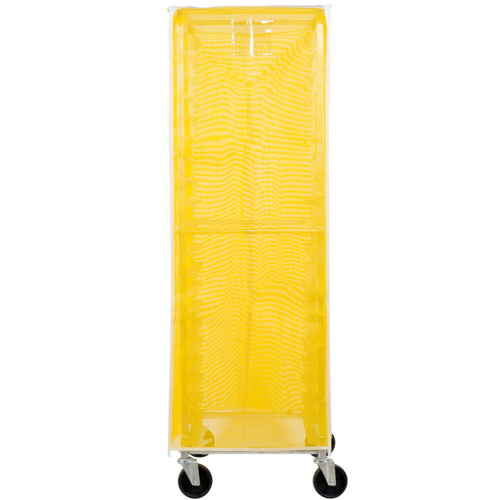 Curtron SUPRO-BM-Y Yellow Supro Breathable Mesh Bun / Sheet Pan Rack ...