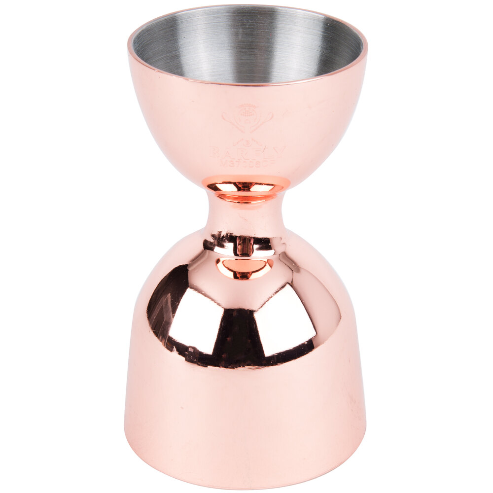 Barfly® M37006CP 1 oz. & 2 oz. Copper-Plated Heavy-Duty Straight Rim ...