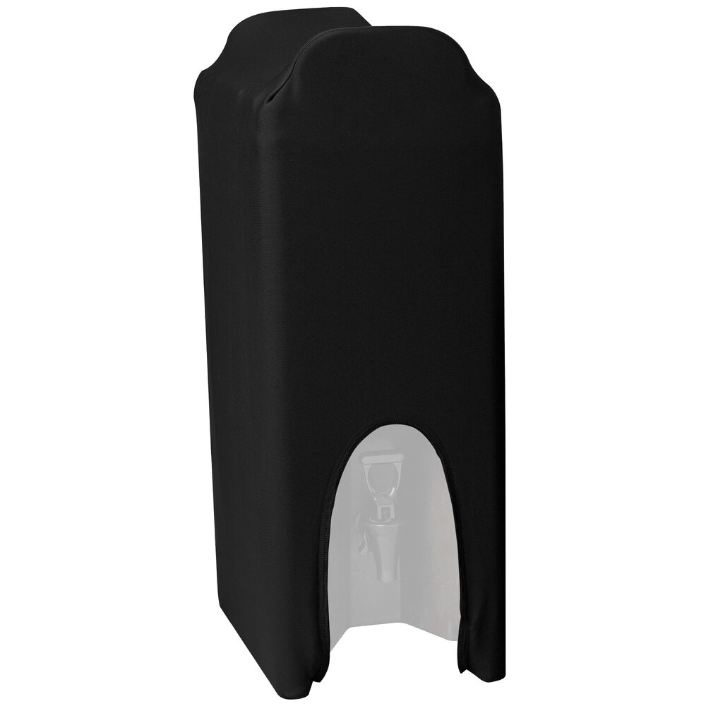 Snap Drape CN420BS25014 Contour Cover Black 2.5 Gallon Spandex Beverage ...