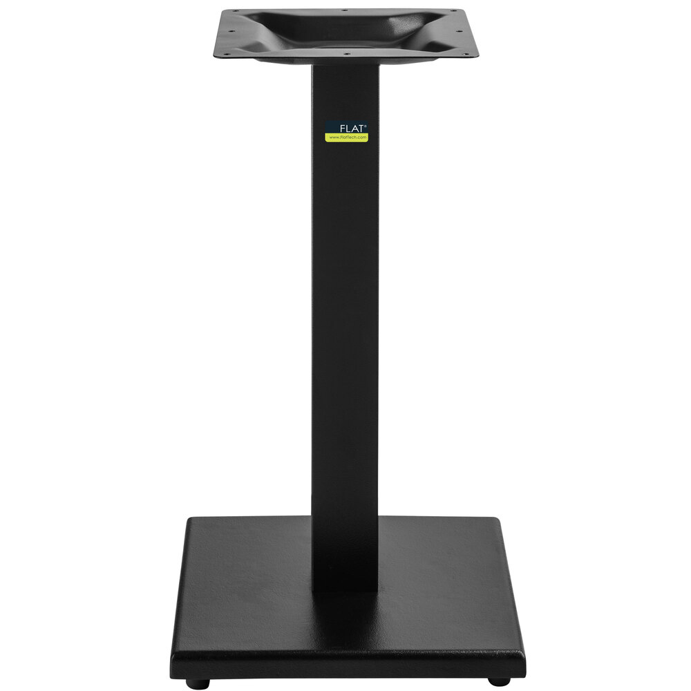 FLAT Tech GS22 16" Square Black Powder Coated Cast Iron Self ...