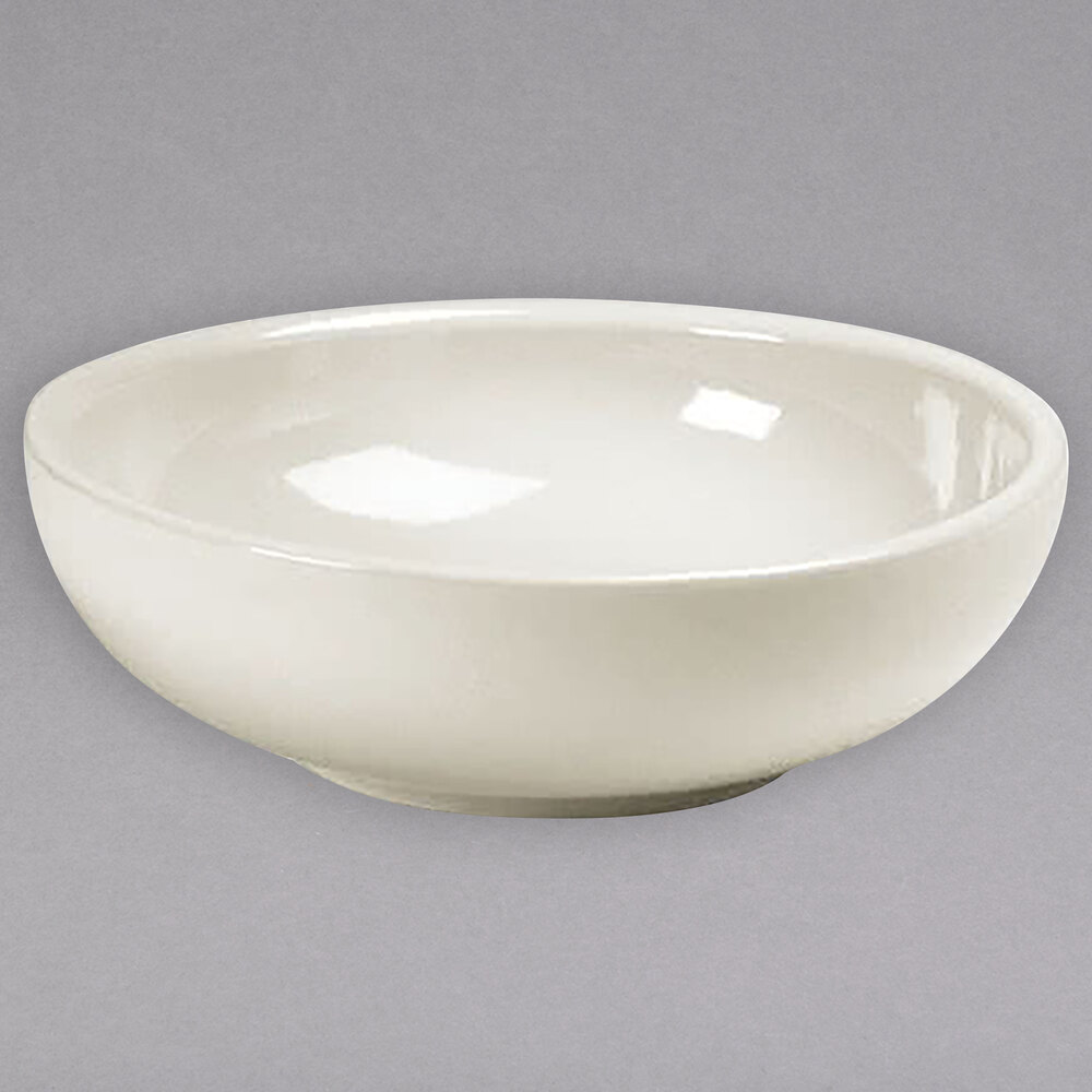 Hall China 20470AWHA Ivory (American White) 30 oz. China Salad / Pasta ...