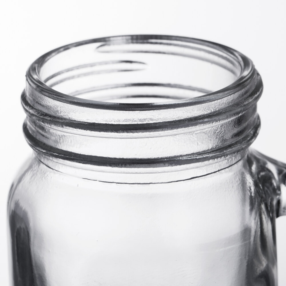 Acopa 4.75 oz. Mini Mason Jar Salt and Pepper Shaker with Handle and ...