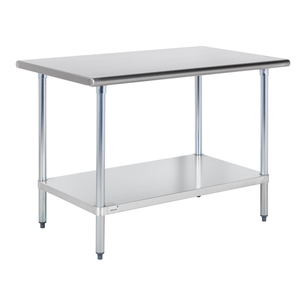 Advance Tabco ELAG-304-X 30" x 48" 16 Gauge Stainless Steel Work Table ...