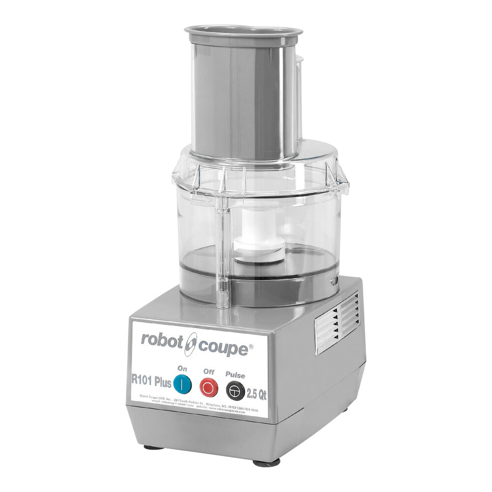 Robot Coupe R101PPLUS 2 Qt. Clear Batch Bowl Food Processor with ...