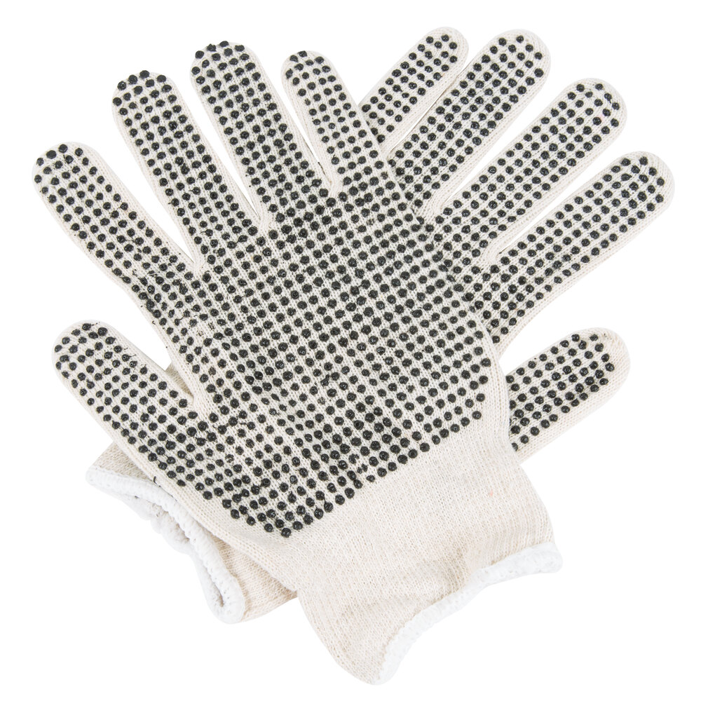 Cordova Lightweight Natural Polyester / Cotton Work Gloves with Two ...