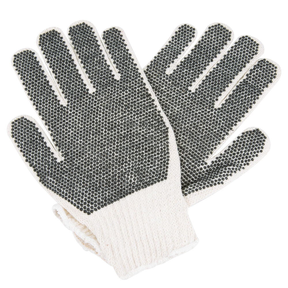 Cordova Medium Weight Natural Polyester / Cotton Work Gloves with Two ...
