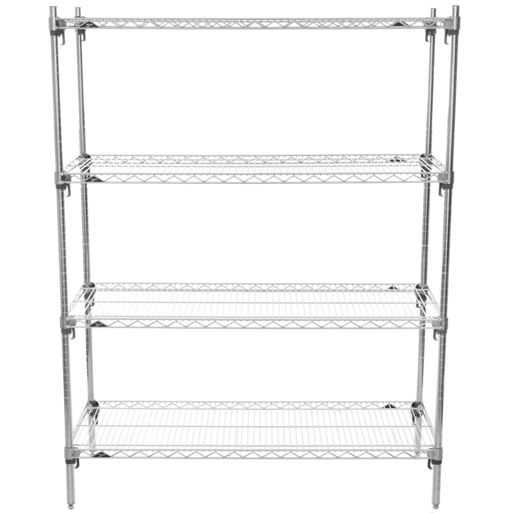 Metro A356C Super Adjustable Super Erecta 4-Shelf Chrome Wire ...