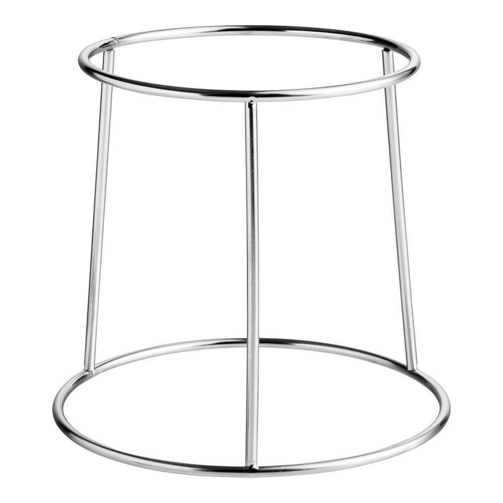 Choice 6" Round Chrome Plated Steel Display Stand