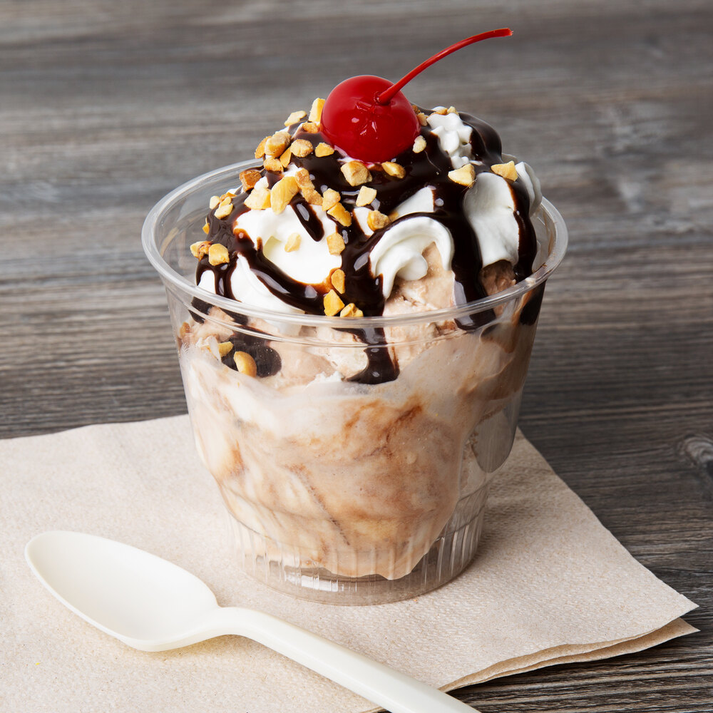 Choice 12 oz. Clear Plastic Dessert Cup - 1000/Case