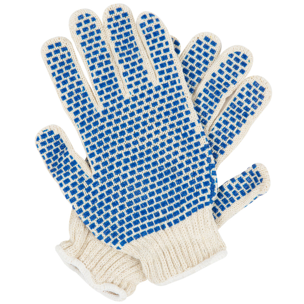 Cordova Medium Weight Natural Polyester / Cotton Work Gloves with Two ...