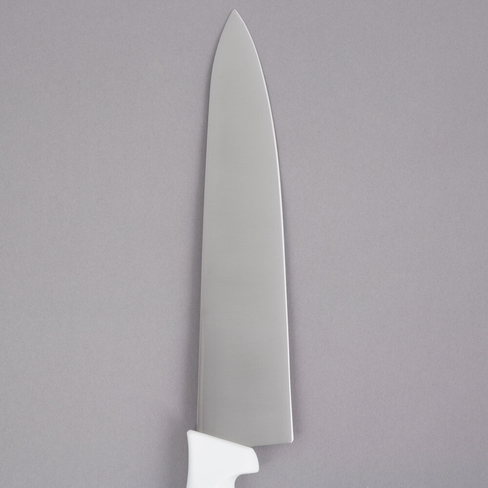 White Handle Chef Knife - 10" (Choice) | WebstaurantStore