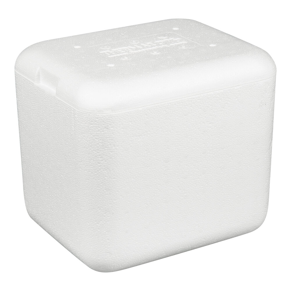 Nordic TL-868F Insulated Polystyrene Cooler 8" x 6" x 7 3/4" - 100/Pallet