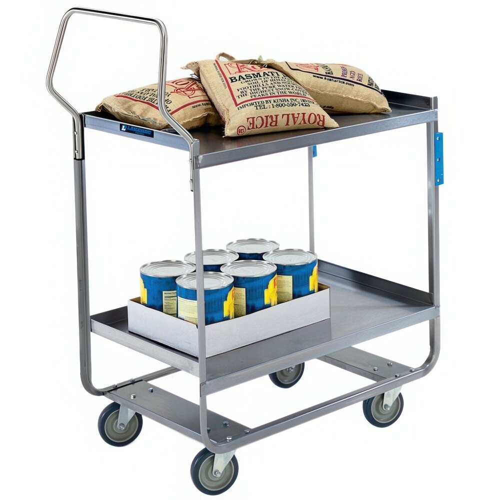 Lakeside 4721 Handler Series Stainless Steel Two Shelf Heavy-Duty ...