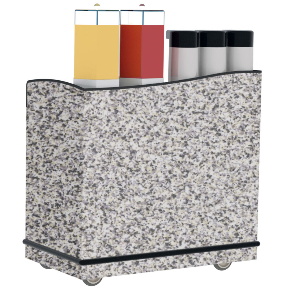 Lakeside 8708GS Stainless Steel Full-Service Hydration Cart with ...