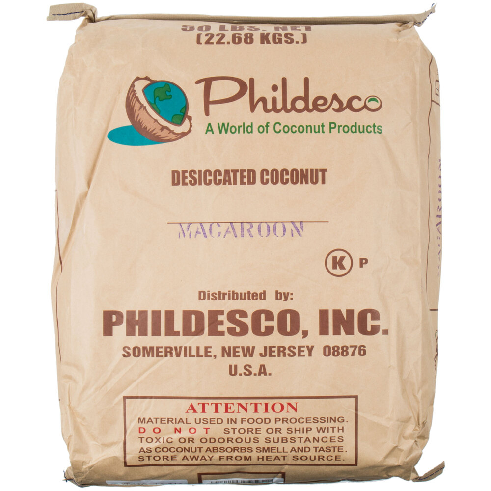 Unsweetened Coconut Macaroon - 50 lb.