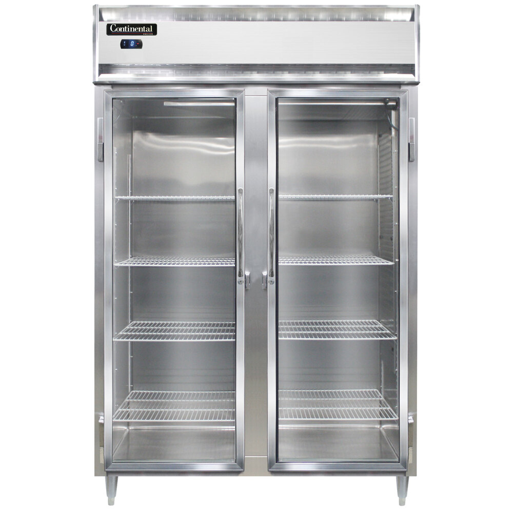 Continental Refrigerator D2FNGD 52" Glass Door Reach-In Freezer