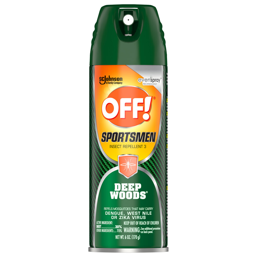 SC Johnson OFF!® 334684 6 oz. Deep Woods® Sportsmen Insect Repellent II ...