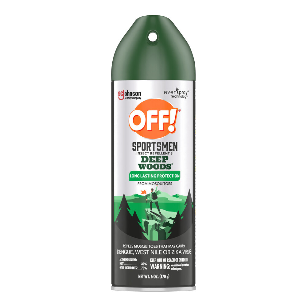 SC Johnson OFF!® 334684 6 oz. Deep Woods® Sportsmen Insect Repellent 3 ...