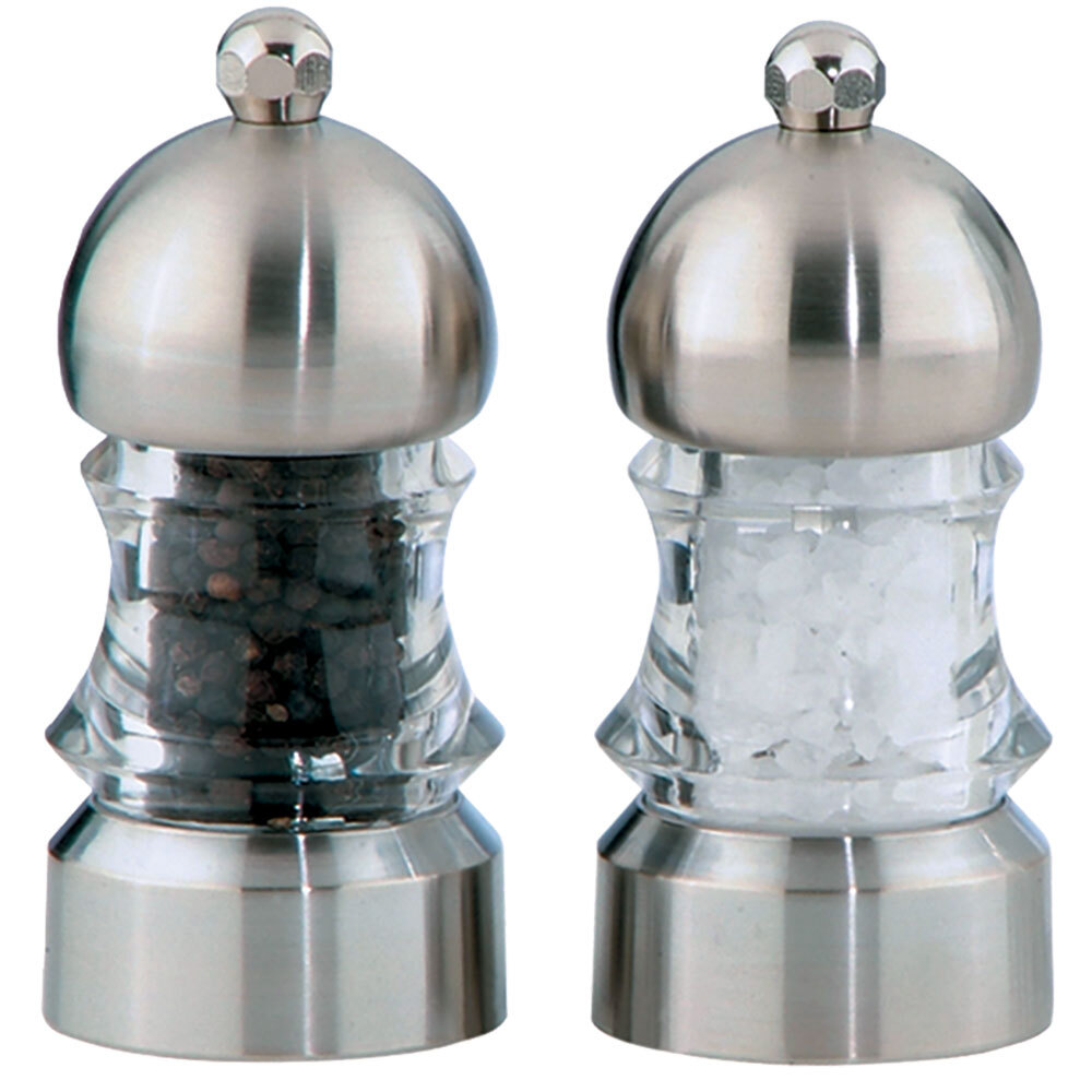 Chef Specialties 01572 3 1 2 Metro Acrylic Pepper Mill Salt Mill Set Chef Specialties 01572 3 1 2 Metro Acrylic Pepper Mill Salt Mill Set
