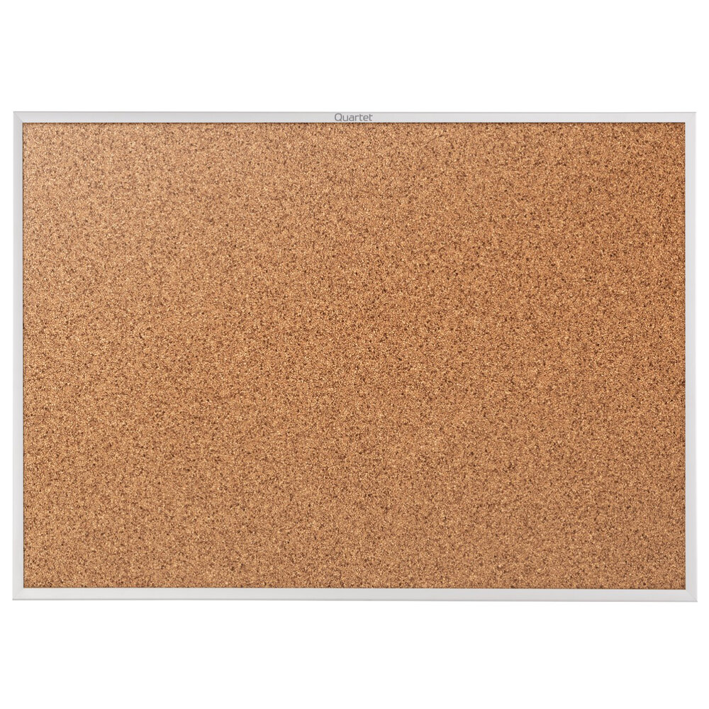 Quartet 2307 Classic 48" x 72" Cork Board with Silver Aluminum Frame