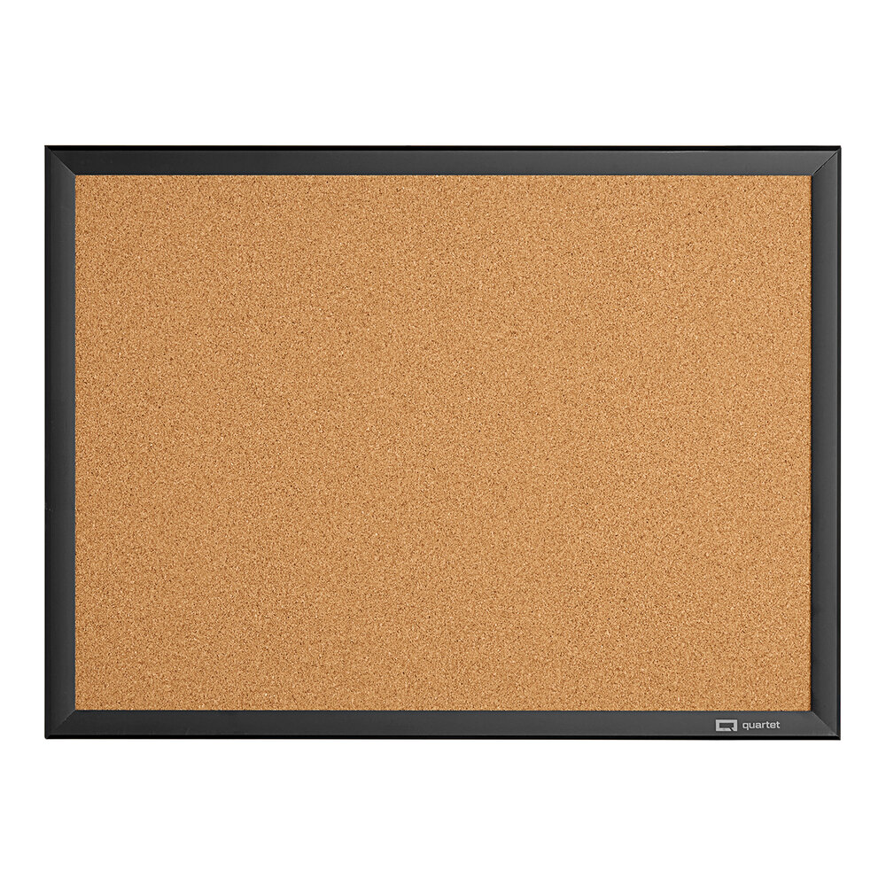 Quartet 2301b Classic 18 X 24 Cork Board With Black Aluminum Frame
