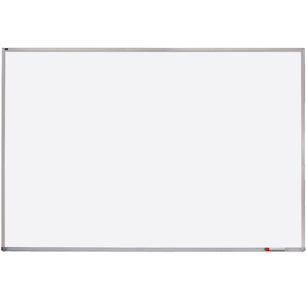 Quartet PPA408 96" x 48" Magnetic Porcelain Whiteboard with Silver ...