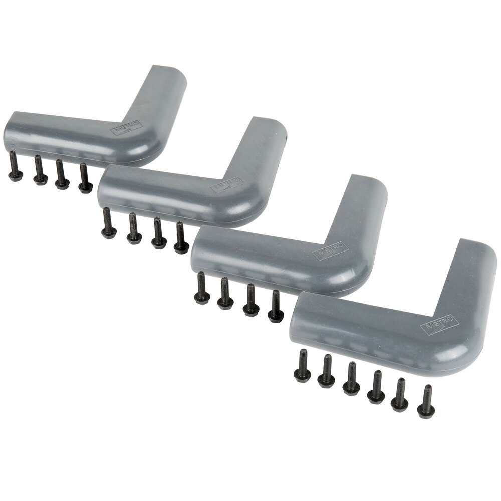 Metro A32 Gray Corner Bumper - 4/Set
