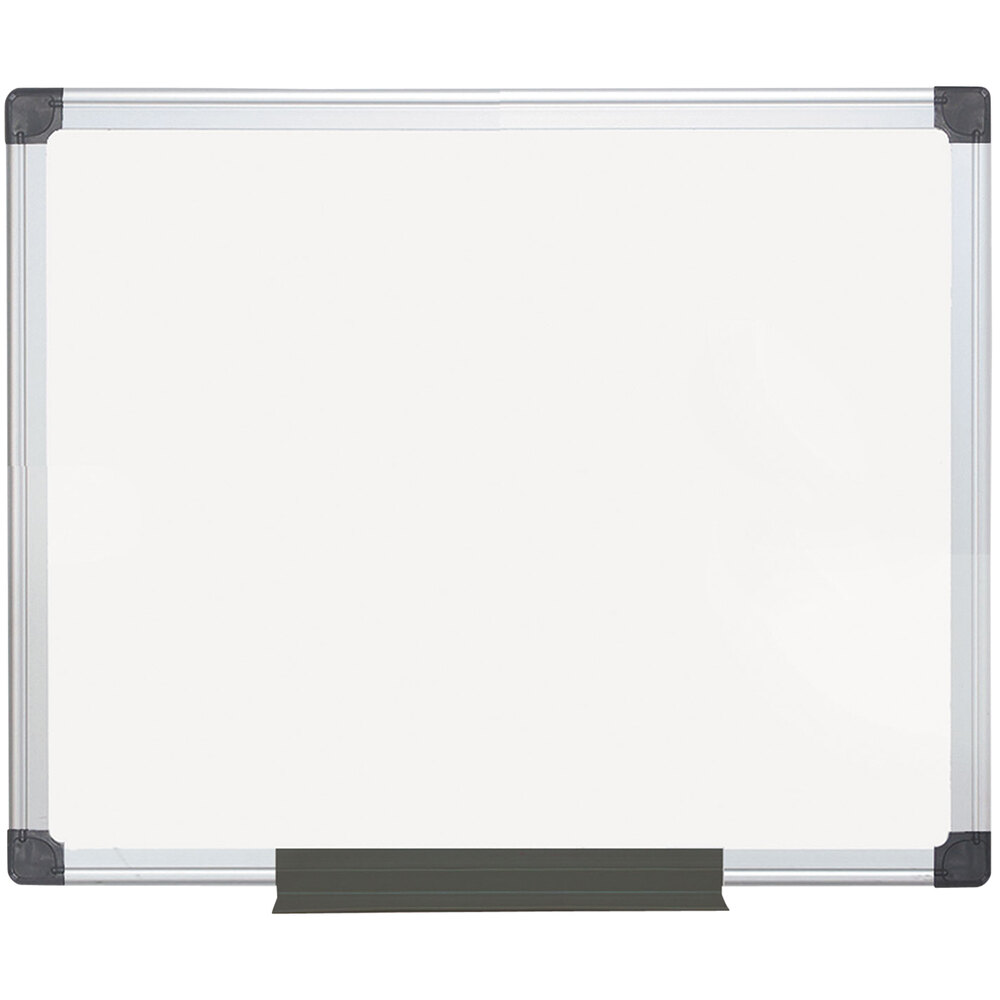 MasterVision MA0307170 Value 36" x 24" Magnetic Steel Whiteboard with ...