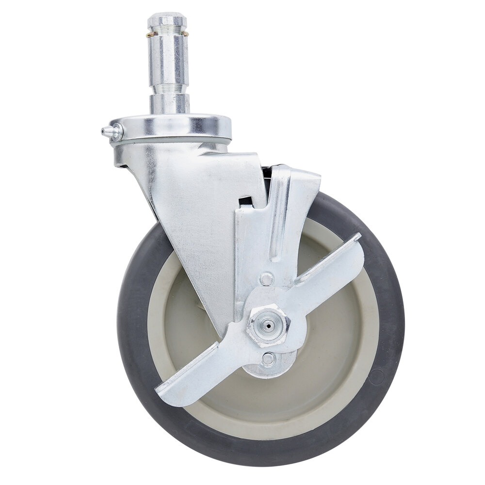 Metro 6MPB 6" Polyurethane Stem Caster with Brake