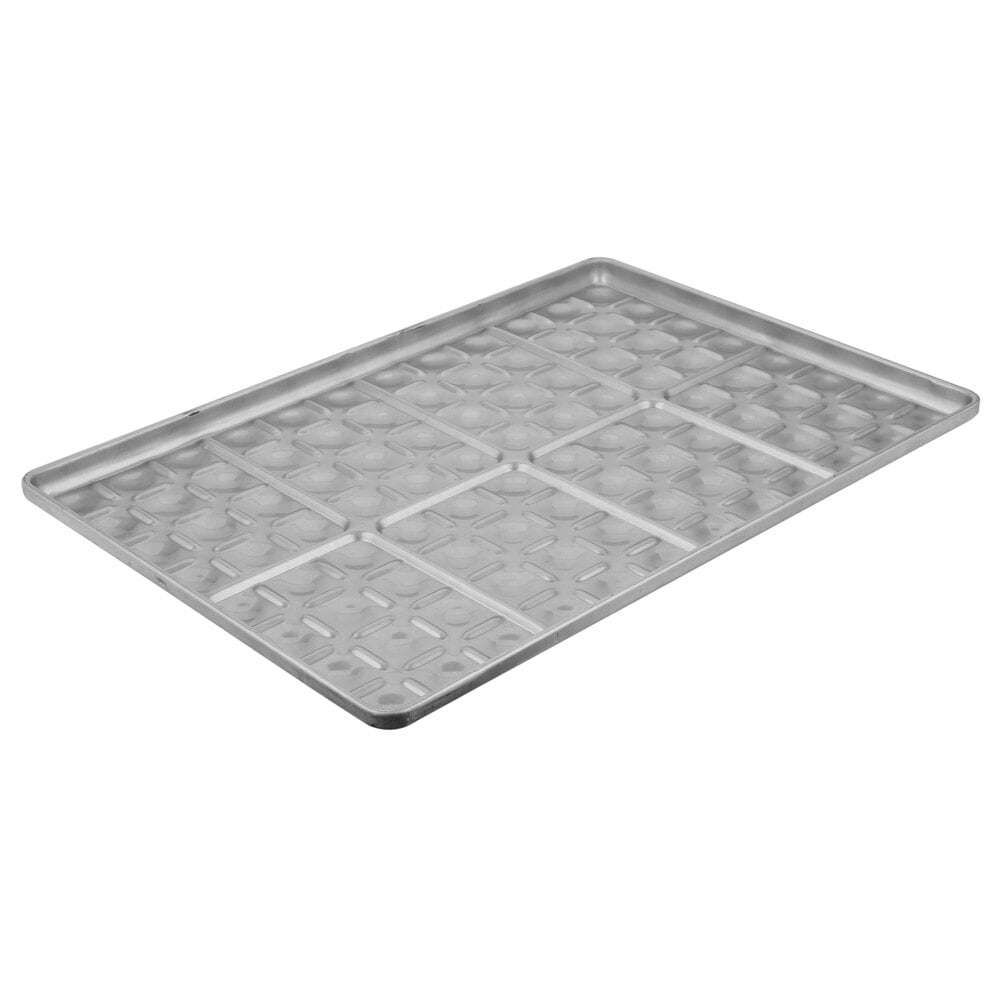 Chicago Metallic 40434 Glazed Aluminized Steel Slider Bun Pan - 96 Mold