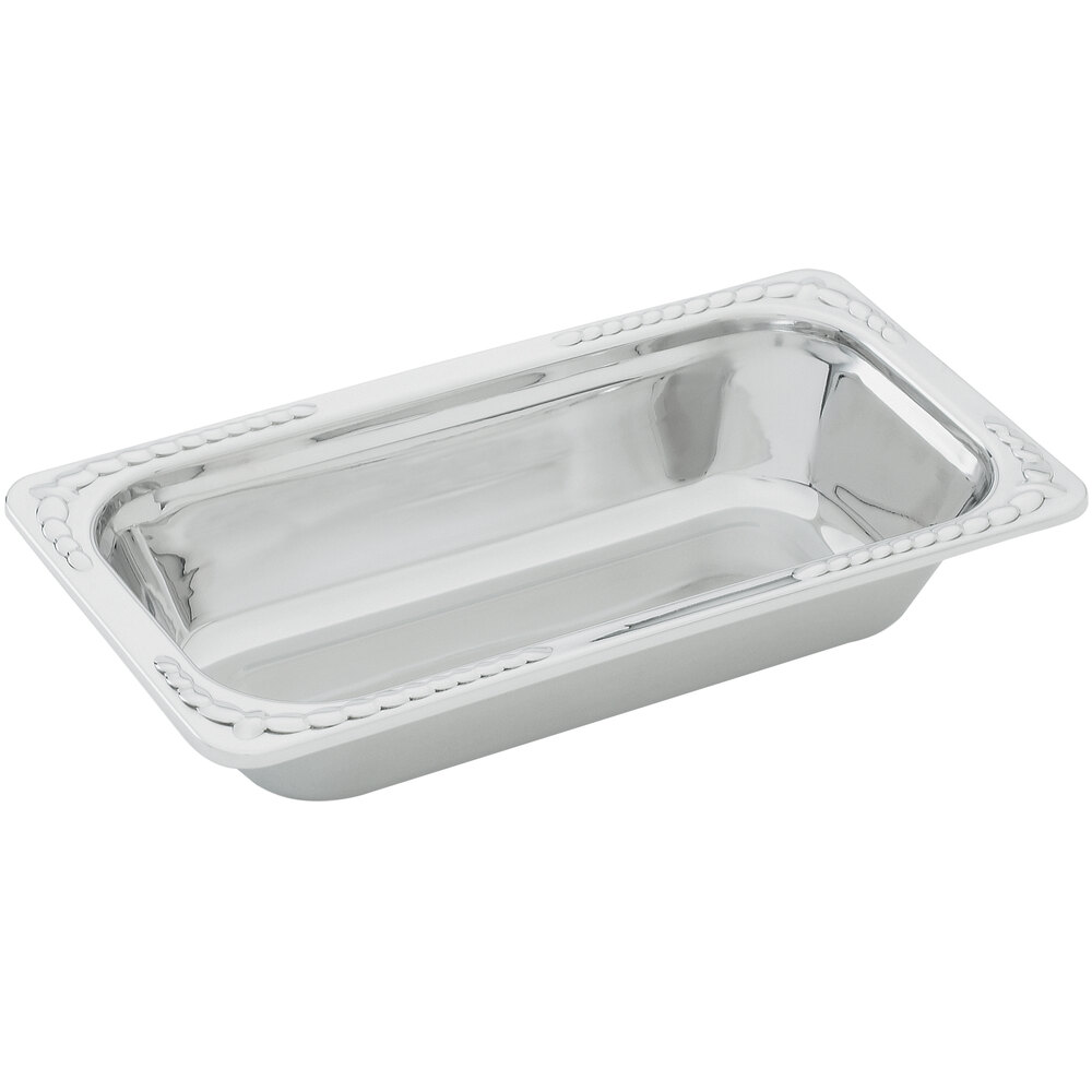 Vollrath 8231020 Miramar® 1/3 Size Decorative Food Pan - 4" Deep