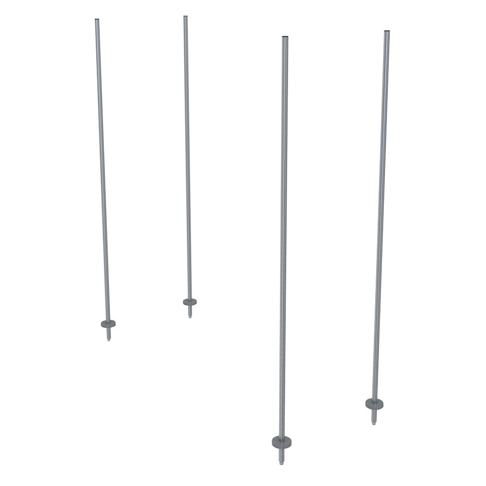 Metro BTAS qwikTRAK Bottom Track Super Erecta Stainless Steel ...