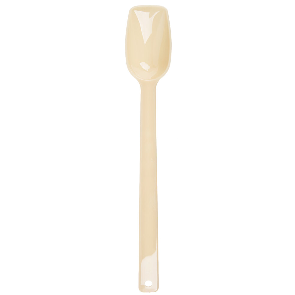 Cambro SPO10CW 0.75 oz. Beige Camwear Solid Salad Bar / Buffet Spoon