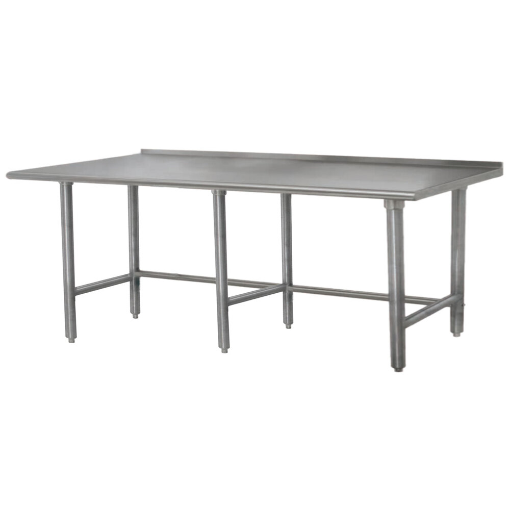 Advance Tabco TKLAG-248 24" x 96" 16-Gauge 430 Stainless Steel Economy ...