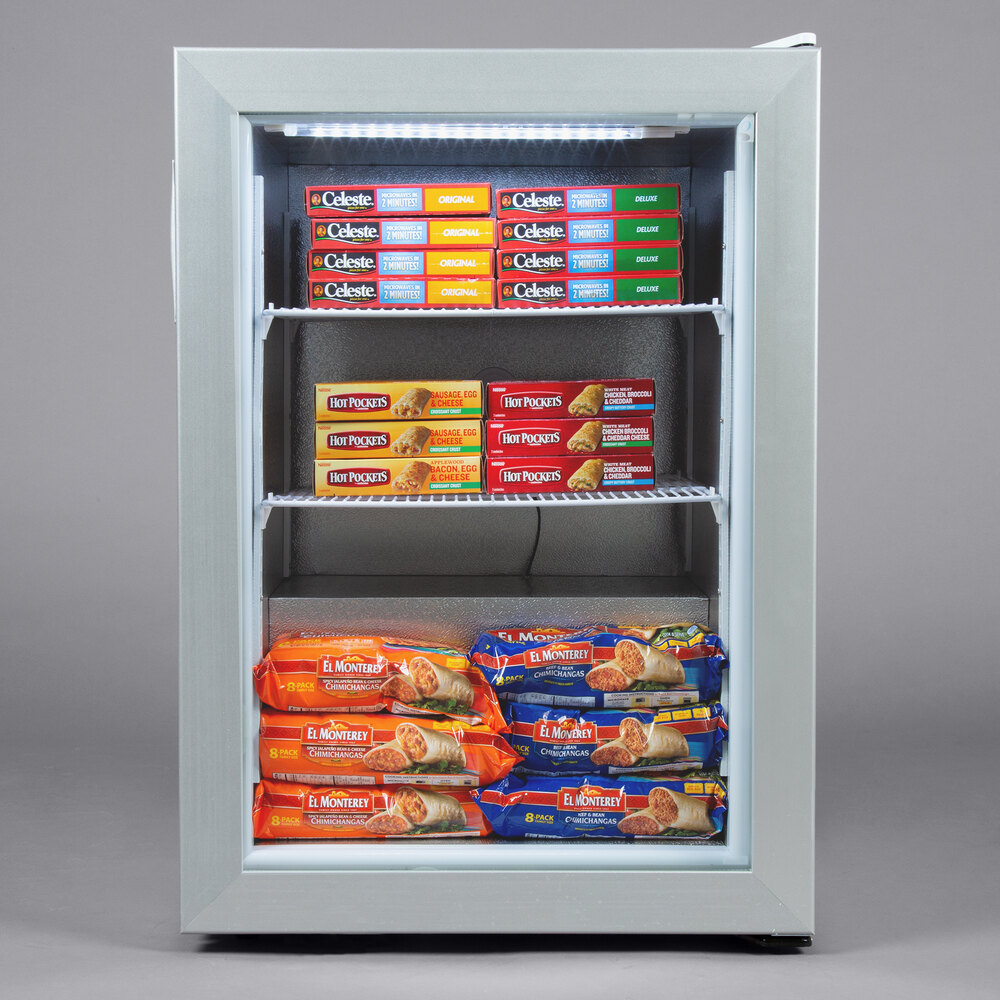 Avantco Refrigeration Avantco CFM3 White Countertop Display Freezer ...