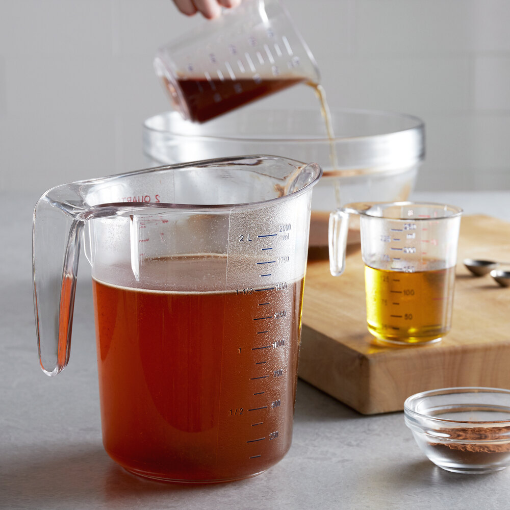 Choice 1 Pint Clear Plastic Measuring Cup