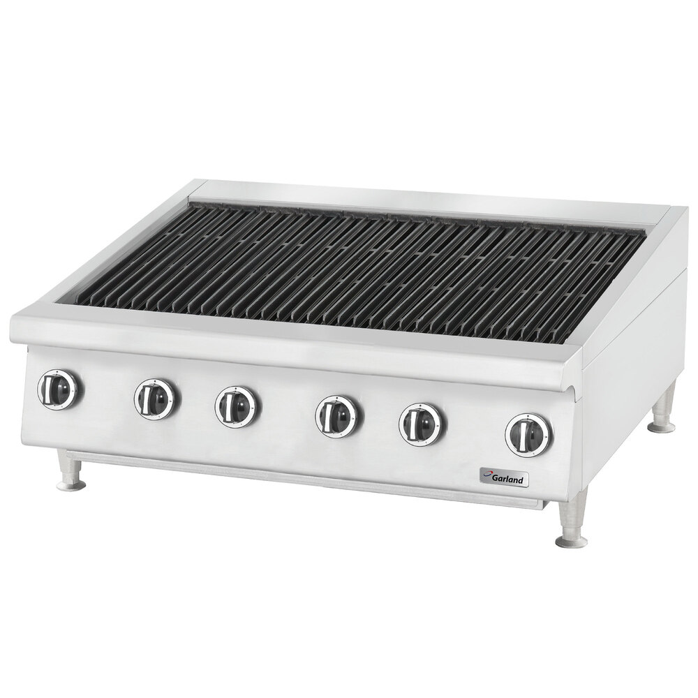 Garland GTBG72-NR72 Natural Gas 72" Radiant Charbroiler with Fixed ...