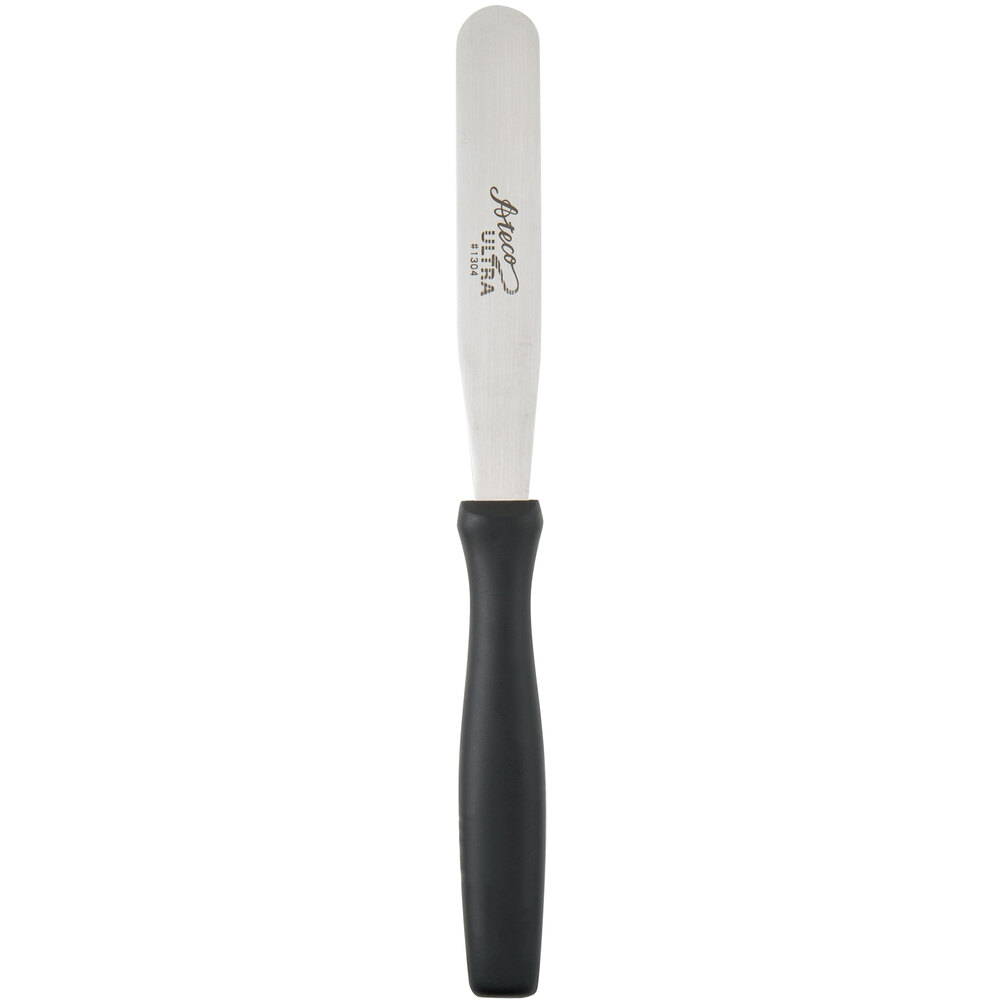 Ateco 1304 4" Blade Straight Baking / Icing Spatula with Plastic Handle