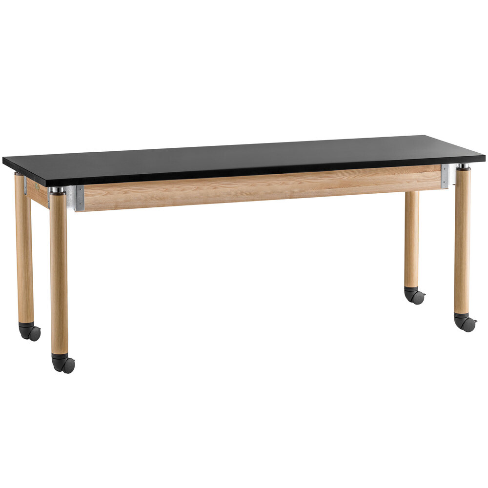 National Public Seating SLT5-2472CC 24" x 72" Height Adjustable Mobile ...