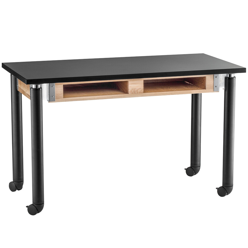 National Public Seating SLT4-2454CBC 24" x 54" Height Adjustable Mobile ...