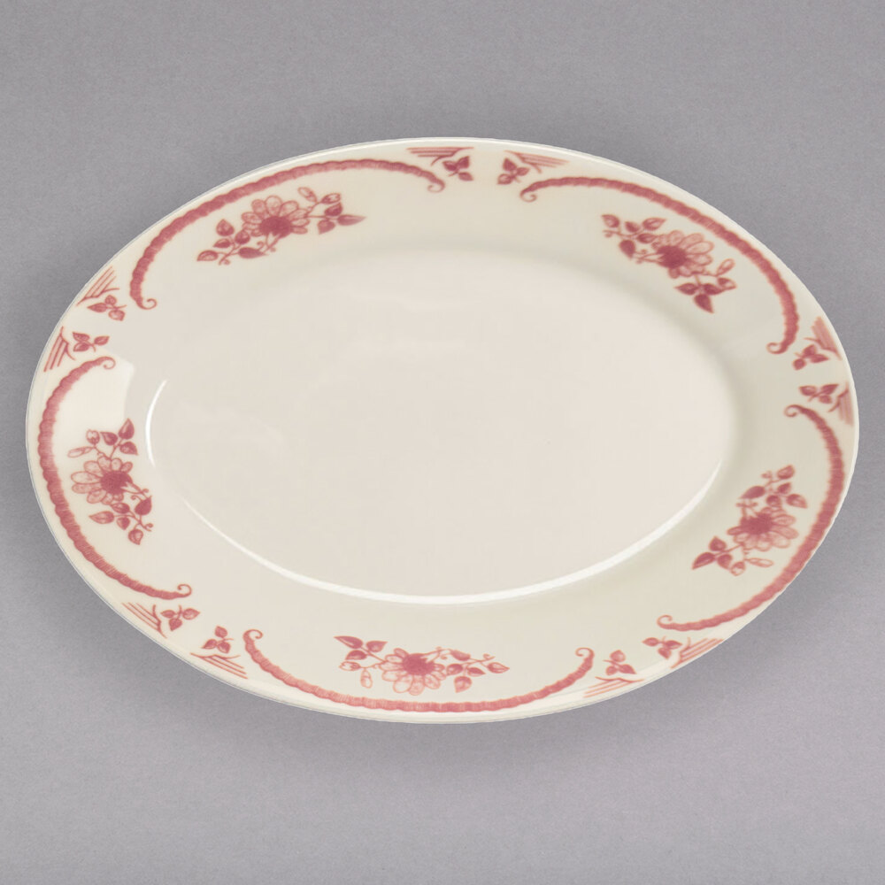 Homer Laughlin from Steelite International HL1532 American Rose Red 9 1 ...