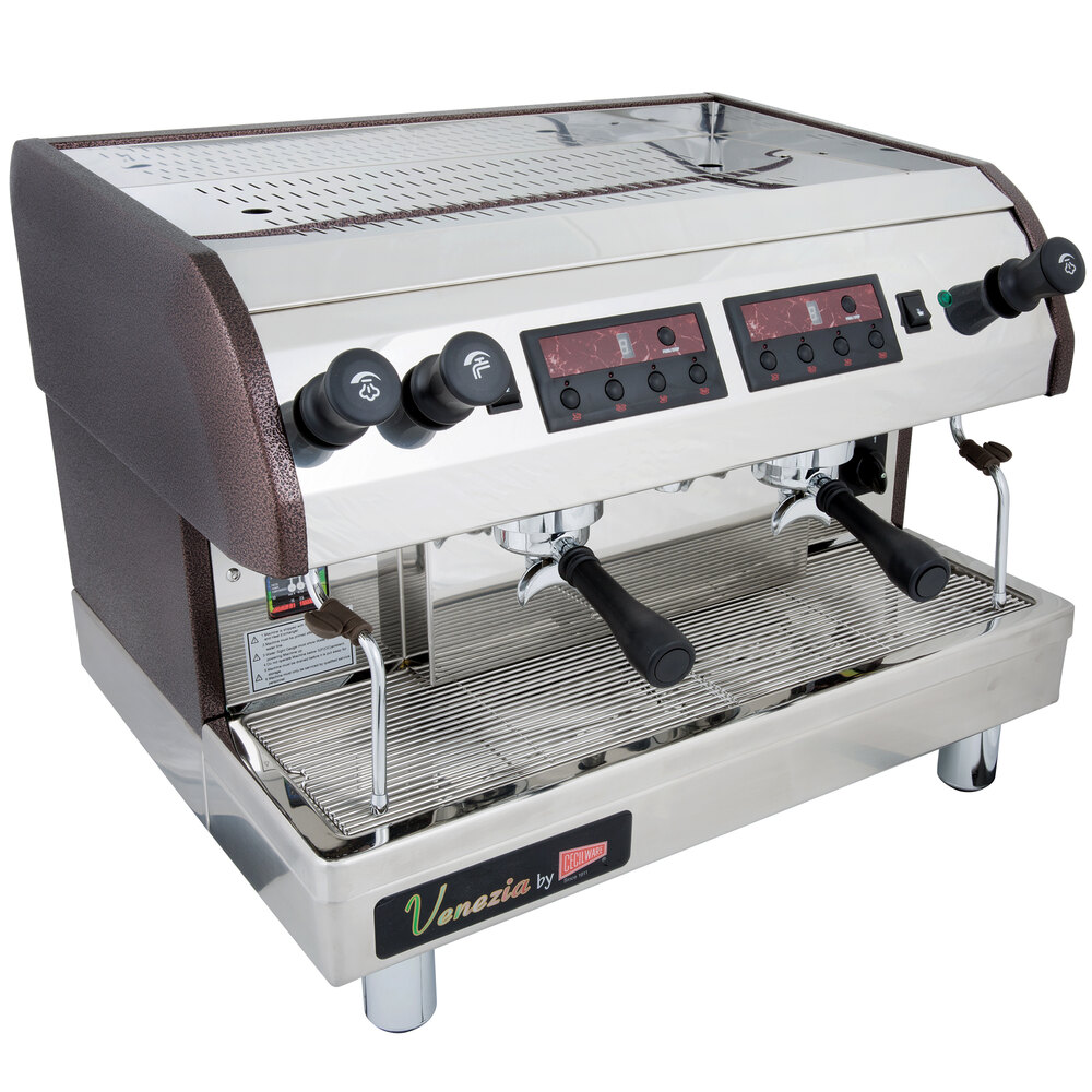 Cecilware ESP2-220V Venezia II Two Group Espresso Machine 240V