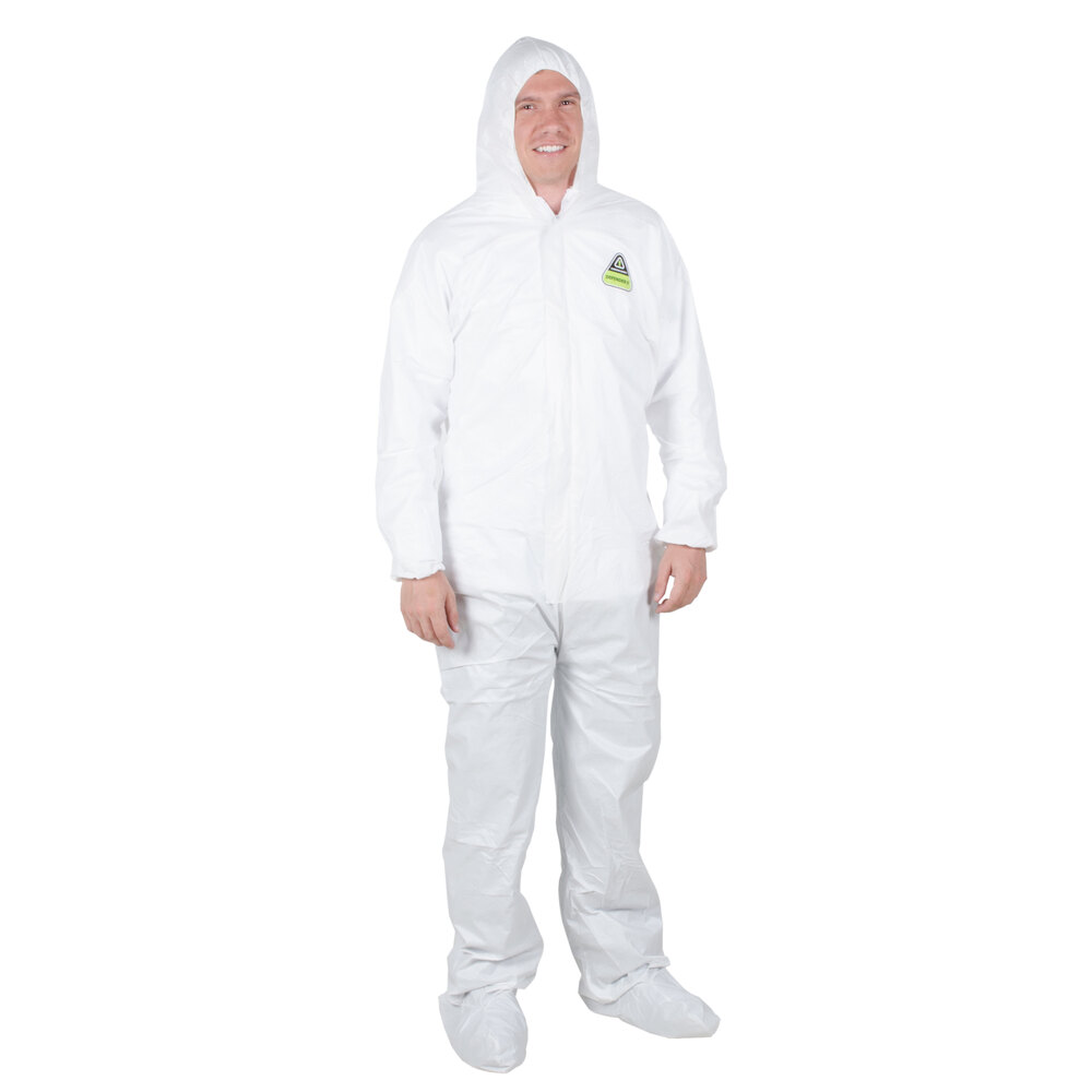 Cordova White Defender II Microporous Heavy Weight Coveralls with ...