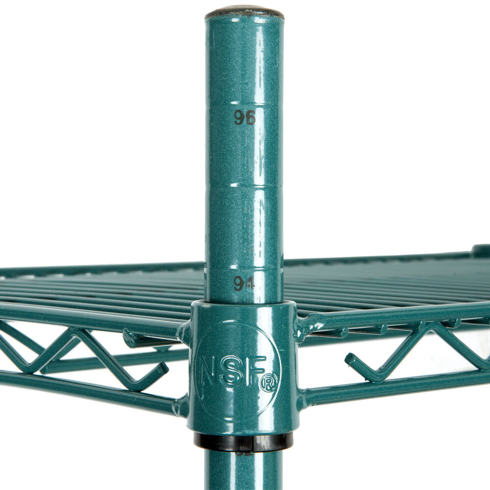 Regency NSF 96" Green Epoxy Post