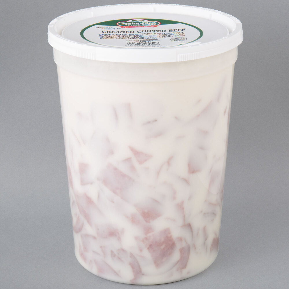 Spring Glen Fresh Foods 5 lb. Cream Chipped Beef - 2/Case