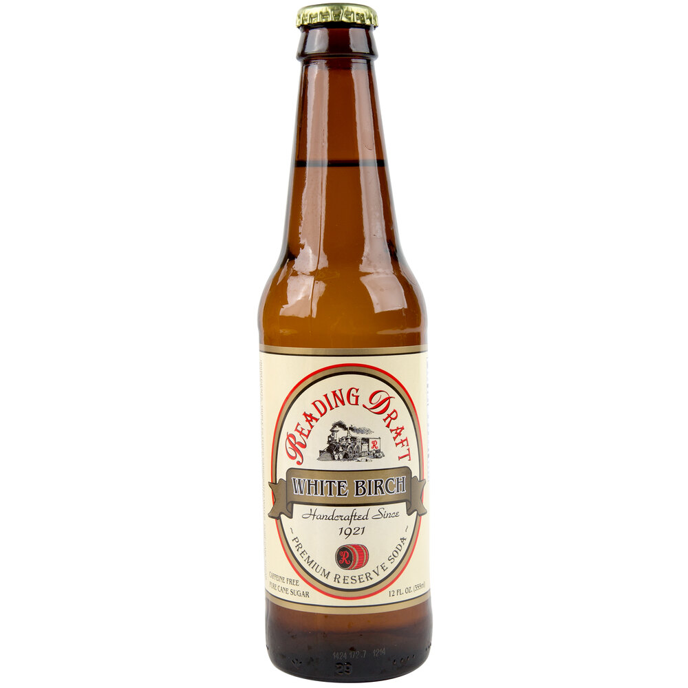 Reading Soda Works White Birch 12 fl. oz. - 12/Case