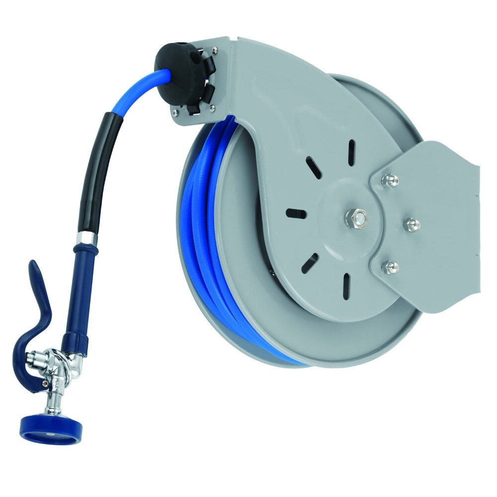 T&S B-7232-01-ESB36 Wall Mounted Hose Reel with 35' Hose, 4+ GPM Spray ...