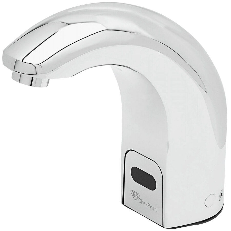 T&S EC-3142-ST-VF05 ChekPoint Deck Mounted Hands-Free Sensor Faucet ...