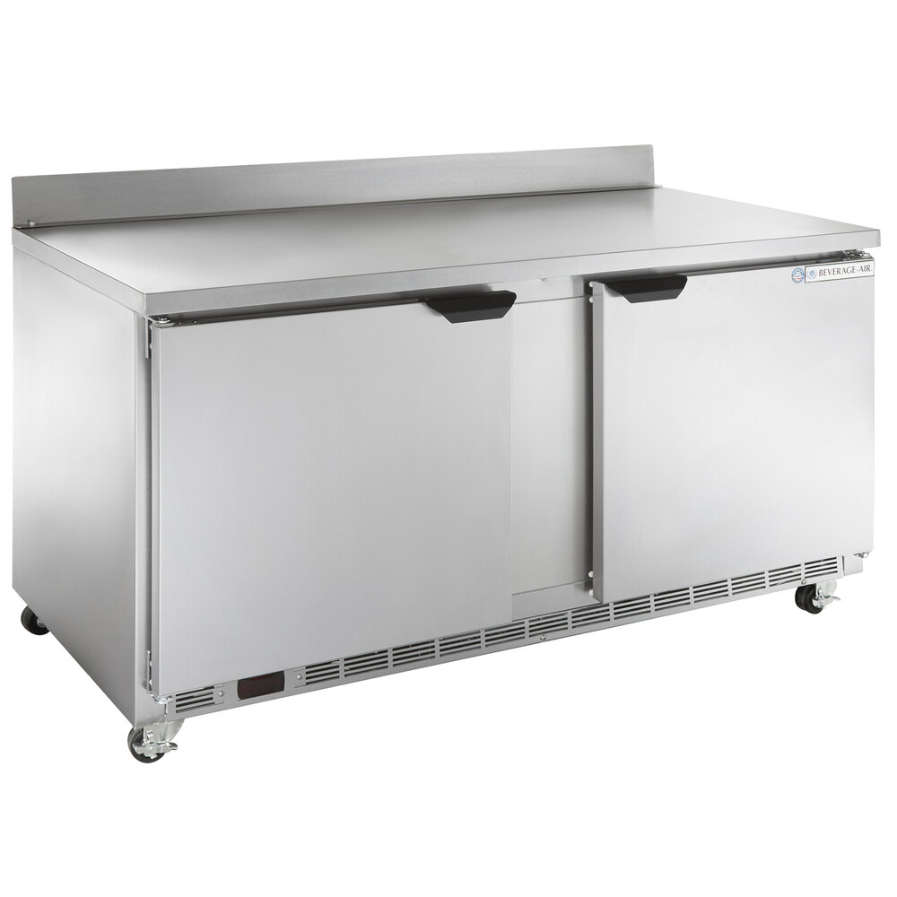 Beverage-Air WTF60AHC-23 60" Two Door ADA-Height Worktop Freezer